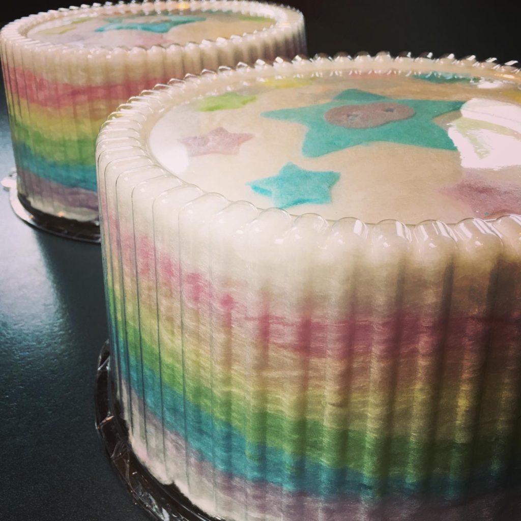 Candy Floss Cake - Candy Floss Cakes & Glitter Drink Bombs