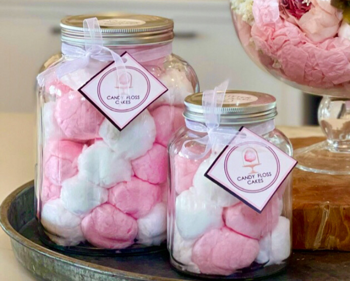 Celebration Jars - Glitter Drink Bombs - Candy Floss Cakes & Glitter ...