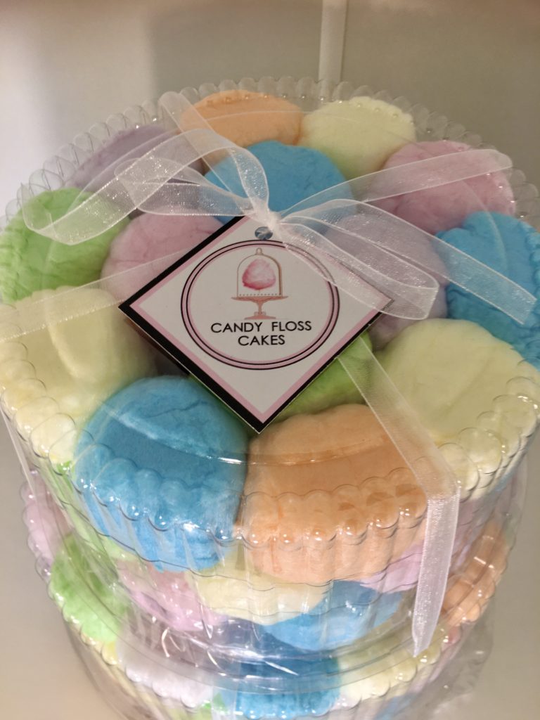 Party Puffs Candy Floss Cake - Candy Floss Cakes & Glitter Drink Bombs