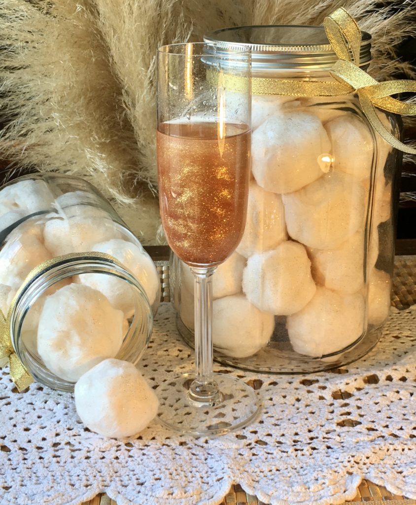 Glass Celebration Jars - Glitter Drink Bombs - Candy Floss Cakes ...